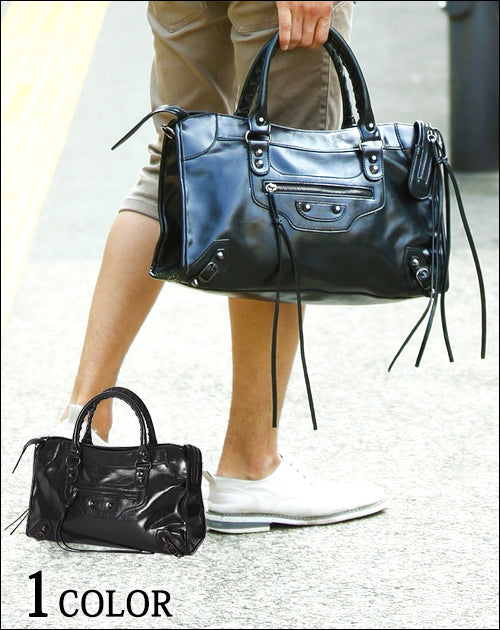 PUレザーレースジップバッグ ｜ メンズファッション通販 MENZ-STYLE(メンズスタイル）