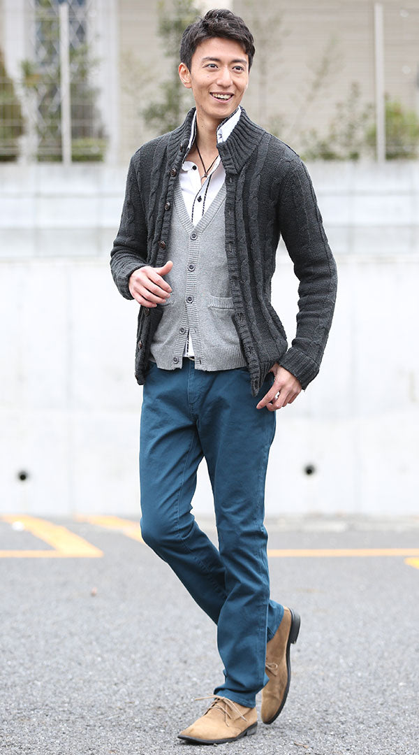 ニットアウター カーディガン シャツ snp_bs0431 ｜ メンズファッション通販 MENZ-STYLE(メンズスタイル）