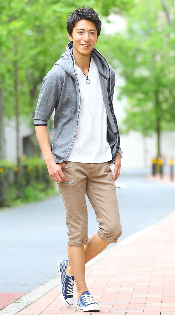 パーカー カットソー クロップド snp_dk0907 ｜ メンズファッション通販 MENZ-STYLE(メンズスタイル）