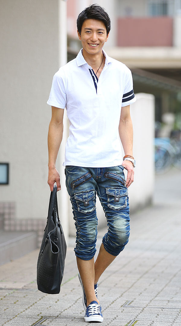 ポロシャツ パンツ snp_dr1631のコーディネート例 ｜ メンズファッション通販 MENZ-STYLE(メンズスタイル）