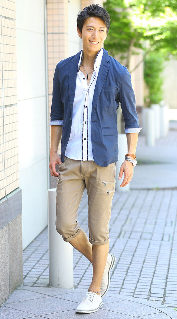 ジャケット シャツ パンツ snp_dv0350のコーディネート例 ｜ メンズファッション通販 MENZ-STYLE(メンズスタイル）