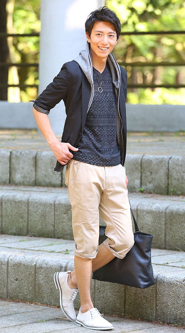 ジャケット パーカー カットソー パンツ snp_dx0471のコーディネート例 ｜ メンズファッション通販 MENZ-STYLE(メンズスタイル）