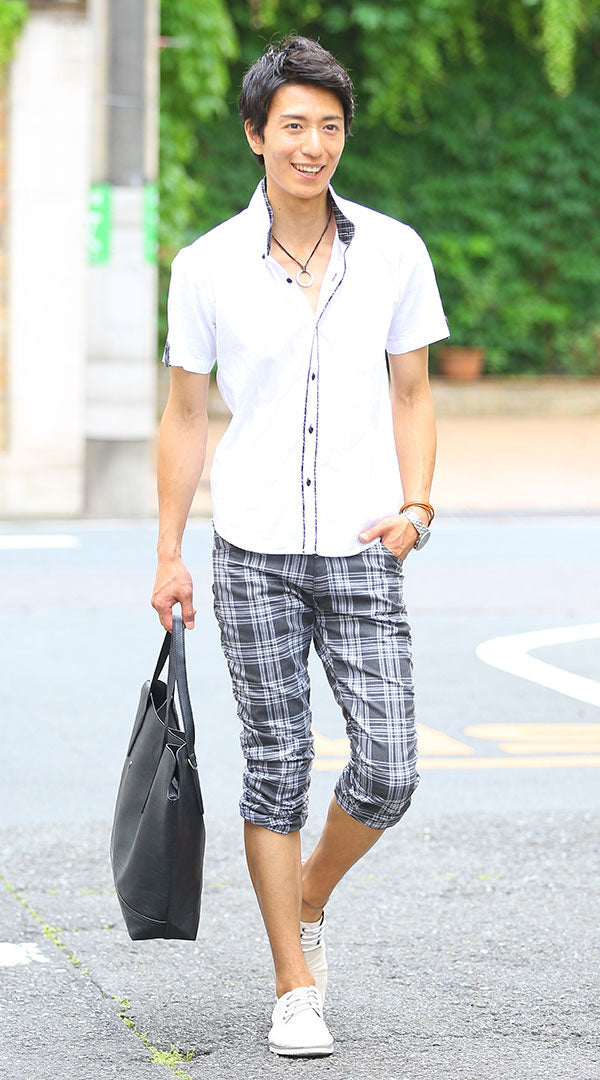 シャツ クロップドパンツ a0315 ｜ メンズファッション通販 MENZ-STYLE(メンズスタイル）