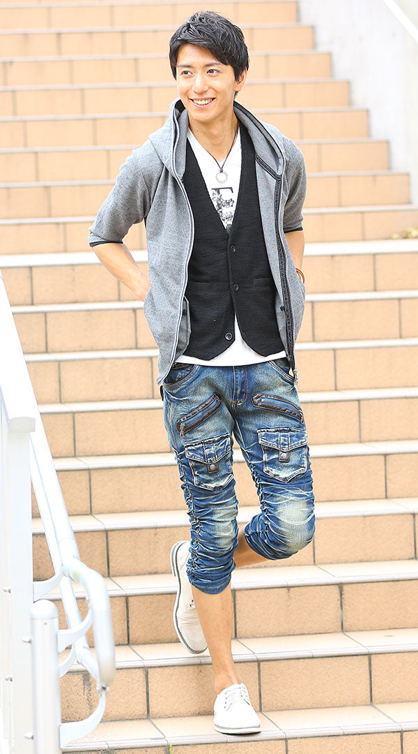 パーカー ジレ カットソー パンツ snp_ed0235 ｜ メンズファッション通販 MENZ-STYLE(メンズスタイル）