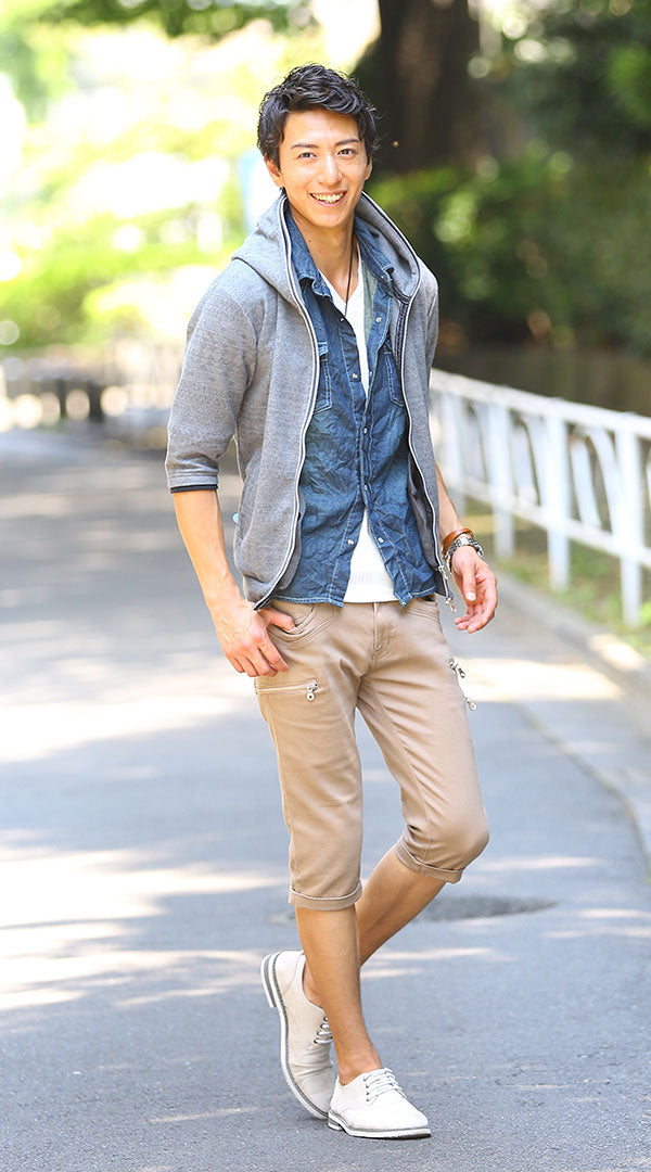 パーカー デニムシャツ カットソー クロップドチノ snp_fa0313 ｜ メンズファッション通販 MENZ-STYLE(メンズスタイル）