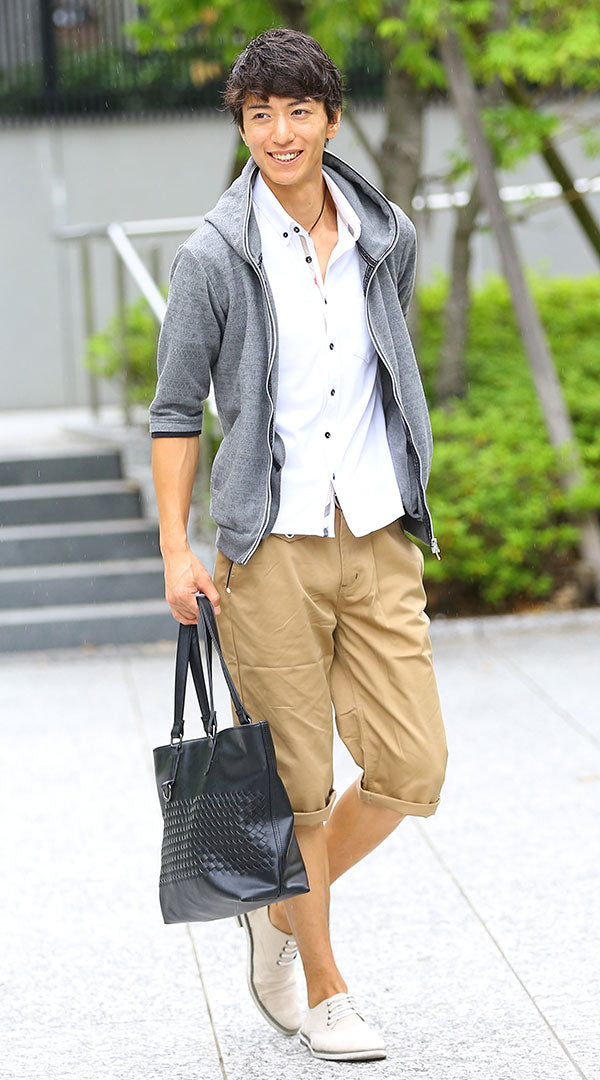 パーカー シャツ クロップドパンツ snp_fg0150 ｜ メンズファッション通販 MENZ-STYLE(メンズスタイル）