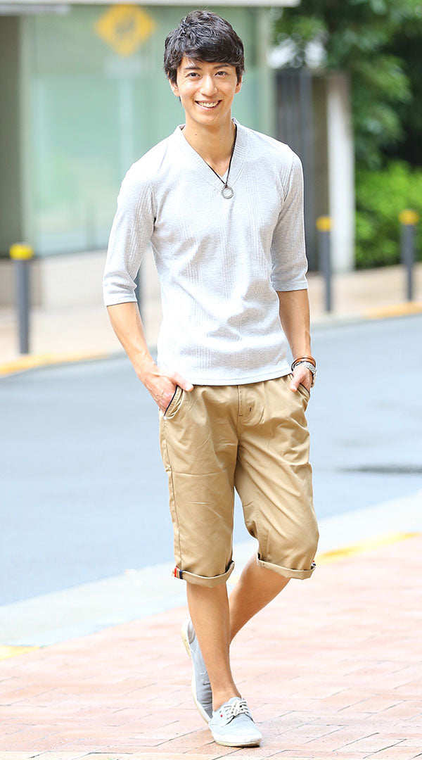 カットソー クロップドパンツ シューズ snp_fg0255 ｜ メンズファッション通販 MENZ-STYLE(メンズスタイル）