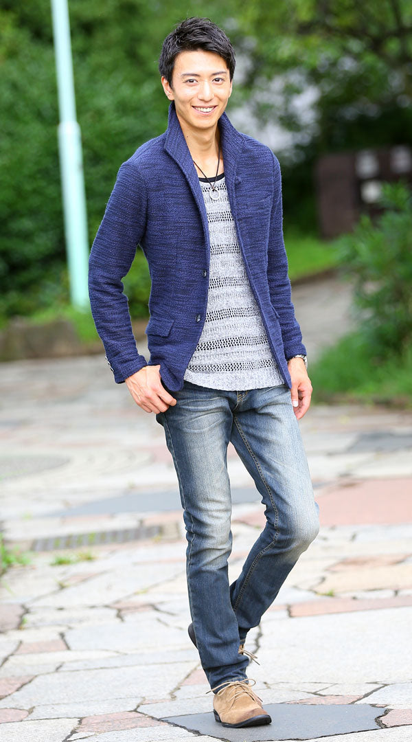 ジャケット ニットソー パンツ snp_fp0359 ｜ メンズファッション通販 MENZ-STYLE(メンズスタイル）