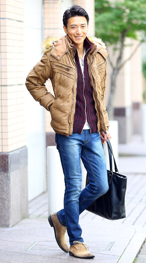 ジャケット ニット カットソー snp_ho0066のコーディネート例 ｜ メンズファッション通販 MENZ-STYLE(メンズスタイル）