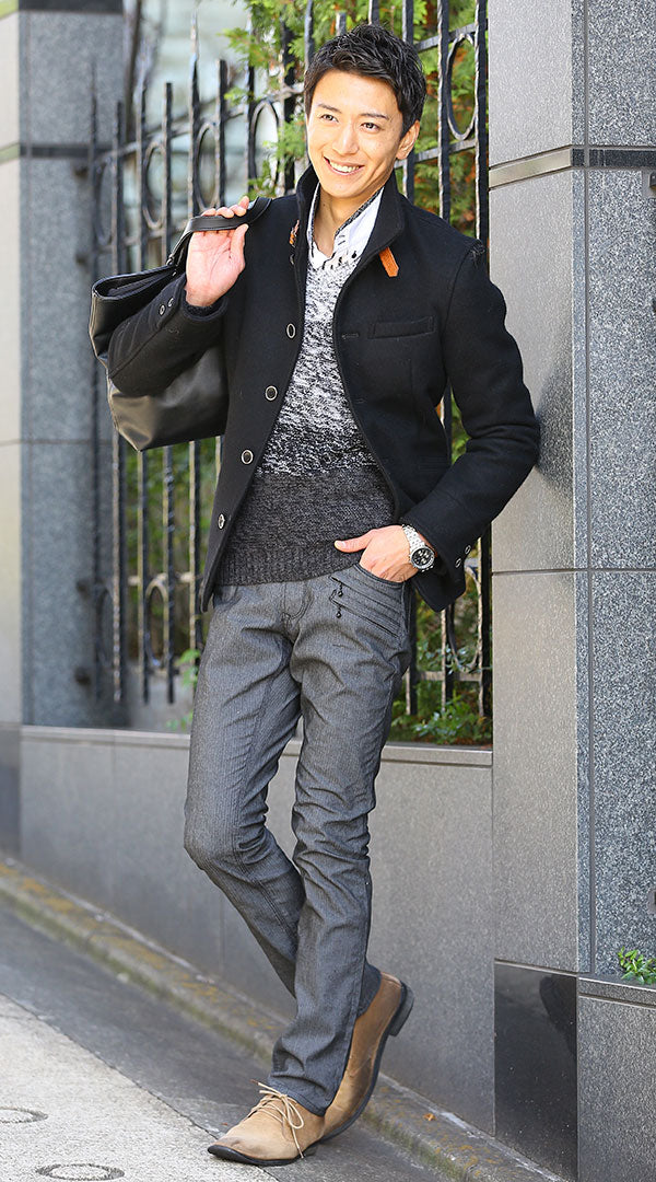 コート ニットソー シャツ snp_id0219 ｜ メンズファッション通販 MENZ-STYLE(メンズスタイル）