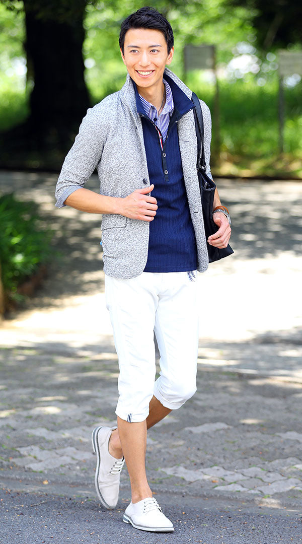 ジャケット ポロシャツ パンツ snp_iw0046のコーディネート例 ｜ メンズファッション通販 MENZ-STYLE(メンズスタイル）