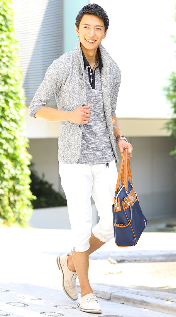 ジャケット ポロシャツ パンツ snp_mc0286のコーディネート例 ｜ メンズファッション通販 MENZ-STYLE(メンズスタイル）