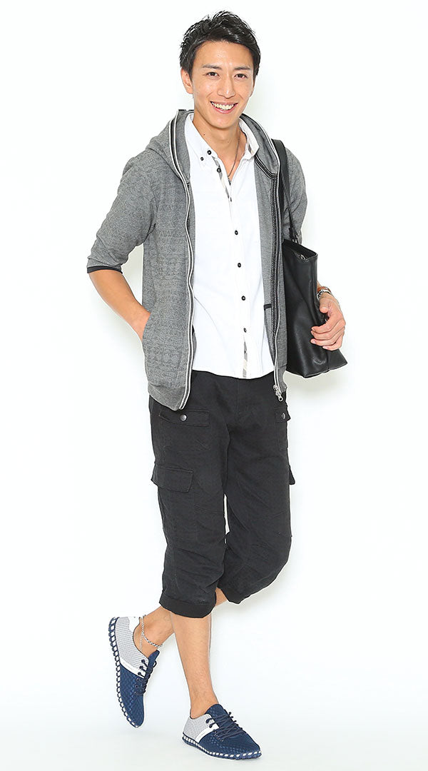 パーカー クロップド スニーカー snp_mf0009 ｜ メンズファッション通販 MENZ-STYLE(メンズスタイル）