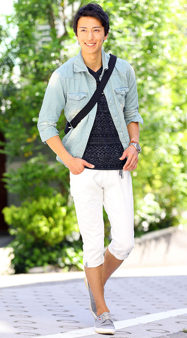 デニムジャケット パンツ ボディバッグ snp_lo0200 ｜ メンズファッション通販 MENZ-STYLE(メンズスタイル）