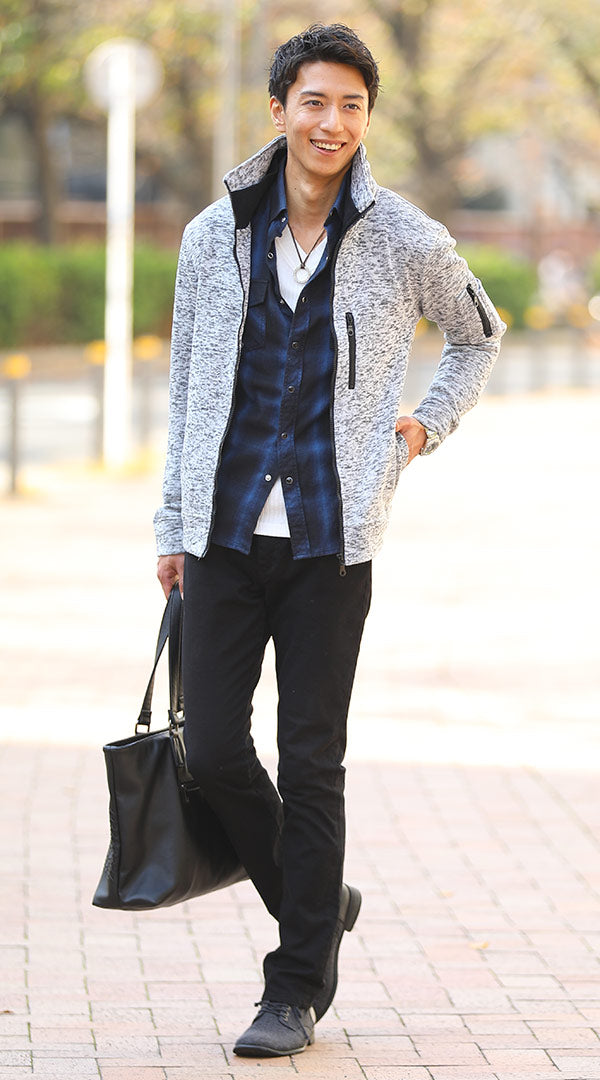 ジャケット シャツ カットソー snp_ow0229のコーディネート例 ｜ メンズファッション通販 MENZ-STYLE(メンズスタイル）