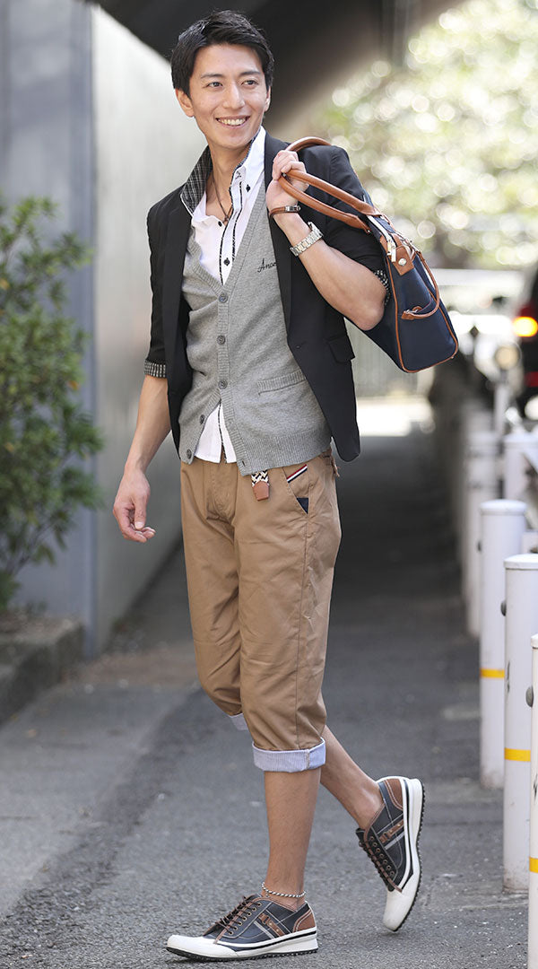 ジャケット シャツ クロップドパンツ snp_qy0755 ｜ メンズファッション通販 MENZ-STYLE(メンズスタイル）