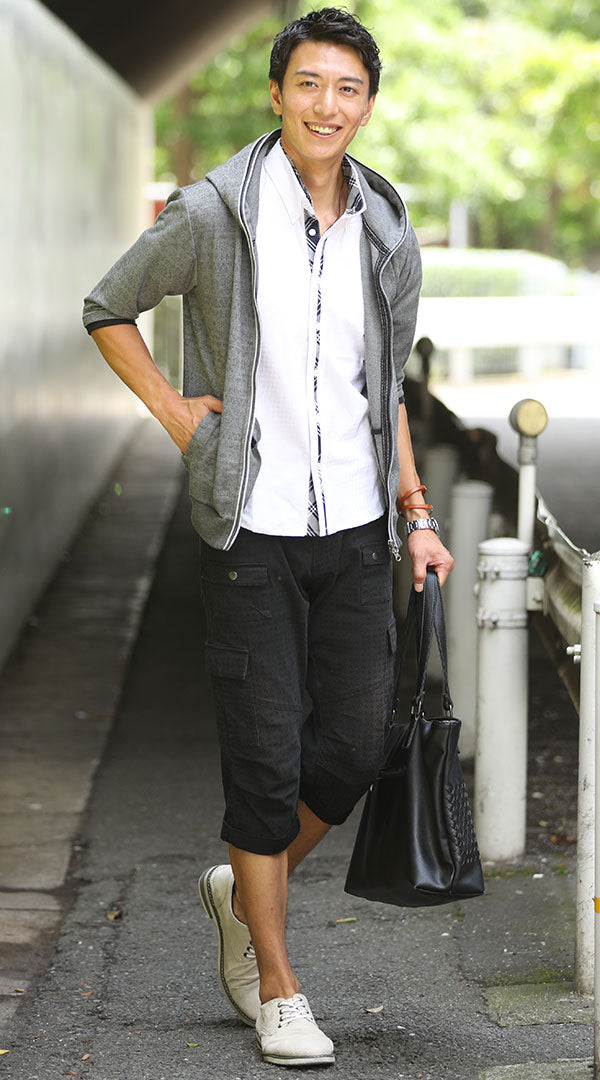 パーカー シャツ パンツ snp_sw0521のコーディネート例 ｜ メンズファッション通販 MENZ-STYLE(メンズスタイル）