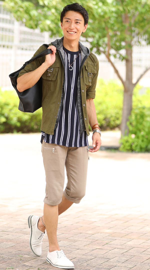 ジャケット パーカー カットソー snp_sz0345のコーディネート例 ｜ メンズファッション通販 MENZ-STYLE(メンズスタイル）