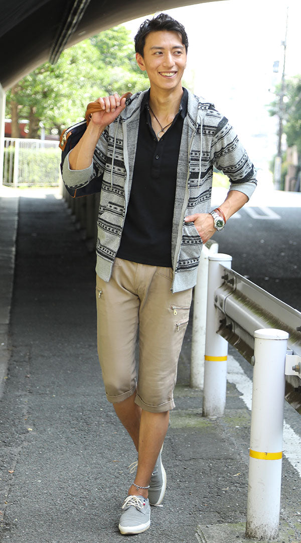 パーカー ポロシャツ パンツ snp_th0561のコーディネート例 ｜ メンズファッション通販 MENZ-STYLE(メンズスタイル）