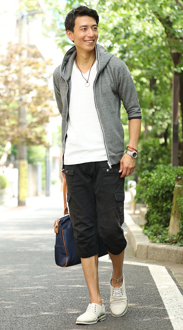 パーカー カットソー パンツ snp_ti0428のコーディネート例 ｜ メンズファッション通販 MENZ-STYLE(メンズスタイル）
