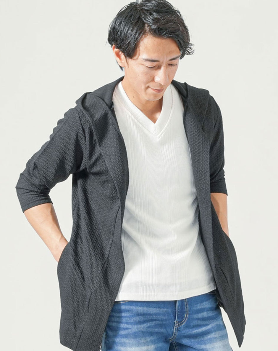 ロングパーカー メンズ おしゃれ ロング丈【40代50代30代におすすめ】 ｜ メンズファッション通販 MENZ-STYLE(メンズスタイル）