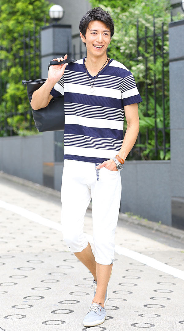 カットソー パンツ 黒トートバッグ snp_eb0029 ｜ メンズファッション通販 MENZ-STYLE(メンズスタイル）