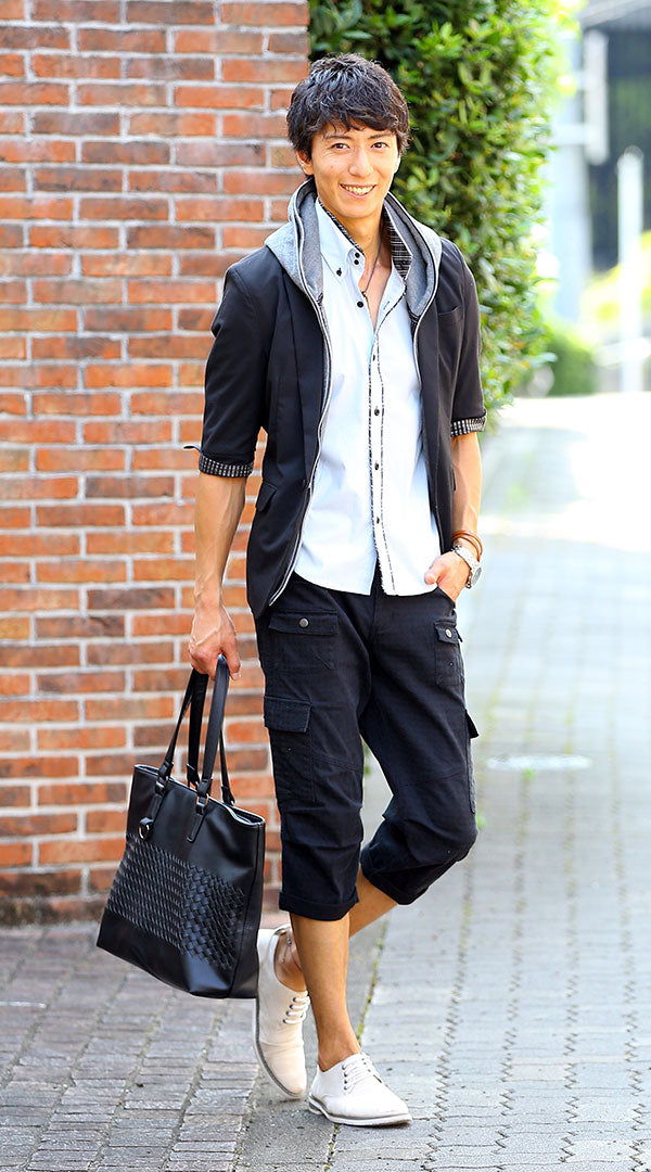 ジャケtット パーカー シャツ snp_fh0707のコーディネート例 ｜ メンズファッション通販 MENZ-STYLE(メンズスタイル）