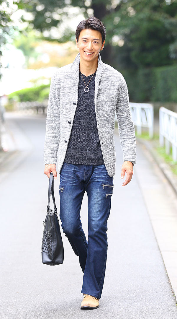 ジャケット カットソー パンツ snp_gt0178 ｜ メンズファッション通販 MENZ-STYLE(メンズスタイル）