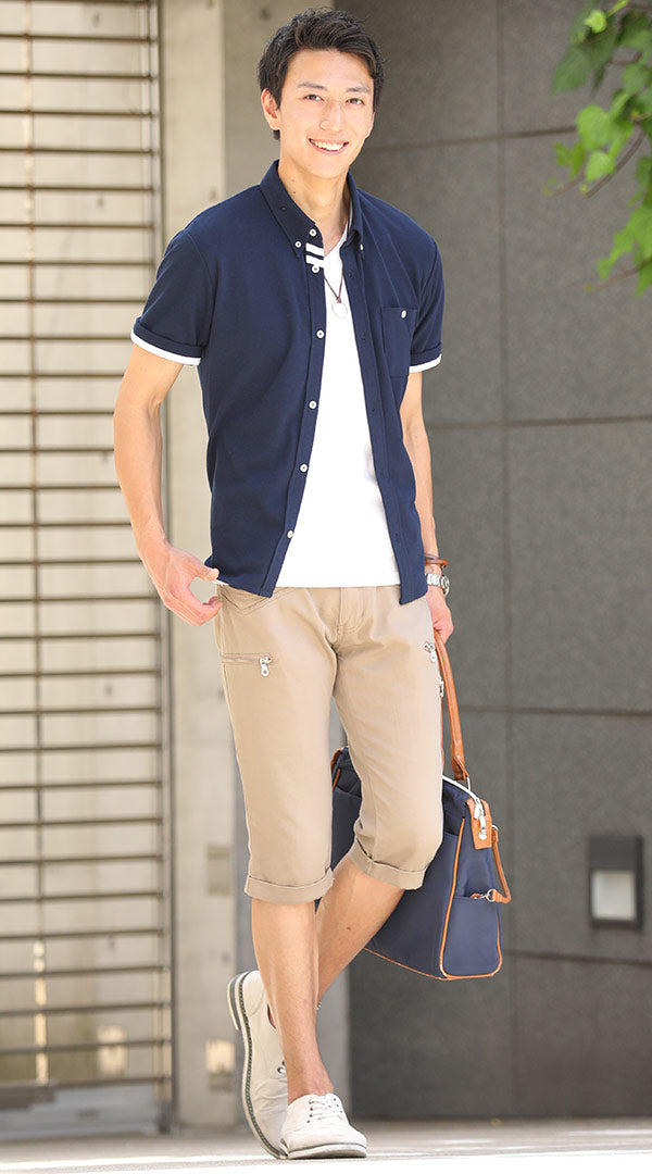 シャツ カットソー パンツ snp_se1409のコーディネート例 ｜ メンズファッション通販 MENZ-STYLE(メンズスタイル）