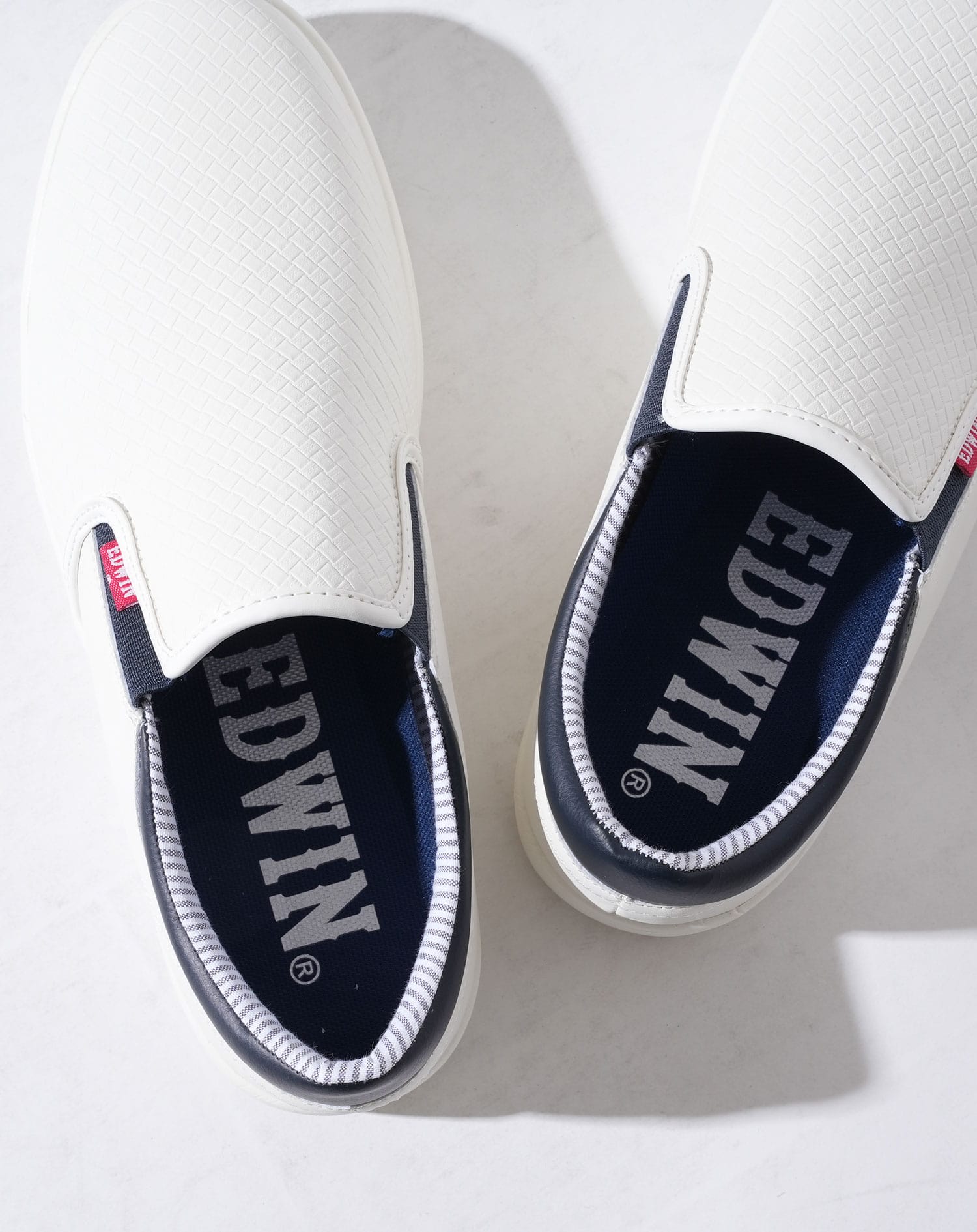 「サンプルセール品」PUレザー編み込みスリッポンスニーカー ｜ メンズファッション通販 MENZ-STYLE(メンズスタイル）